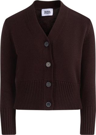 Alpha Studio Damen, Strickwaren, Braun, XLGr&ouml;&szlig;e