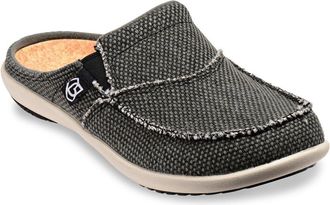 Spenco Womens Siesta Slide Mule, Charcoal Grey, 6 M US