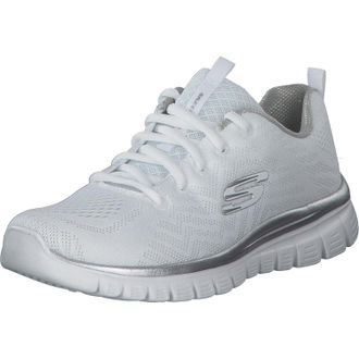 Skechers Damen Graceful Get Connected Sneakers, Weiß, 36 EU