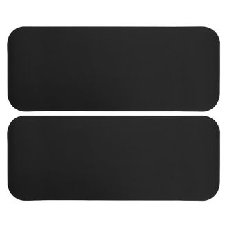 IFUNDOM CIYODO 2 St&uuml;ck 2 St&uuml;ck-Pack rutschfeste Trainingsmatten f&uuml;r Ellipsentrainer 70X28cm aus Wasserabweisendem Musterleder Vibrationsd&auml;mpfende Schutzmatten