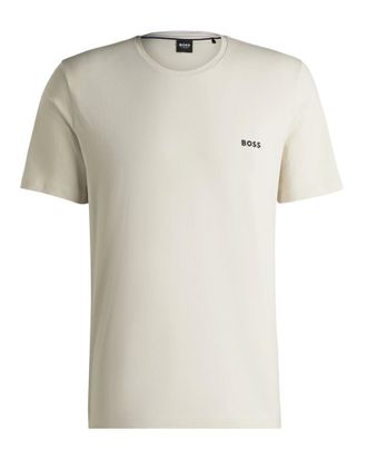 HUGO BOSS Jersey-T-Shirt mit Stretch und Label-Stickerei, Mix&Match in