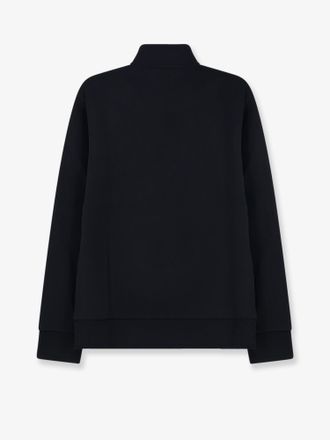 Polo Ralph Lauren Mens Half-Zip Cotton Blend Sweatshirt Black Sweatshirts Sweater