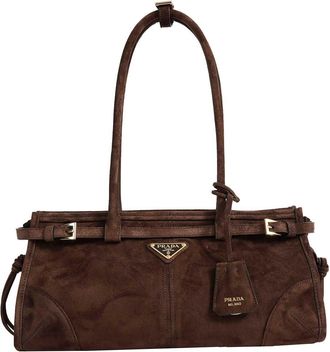 Prada Bonnie Medium Suede Bag