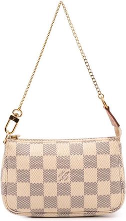Louis Vuitton Crossbody Bags - Damier Azur Mini Pochette Accessoires - Gr. unisize - in Weiß - für Damen