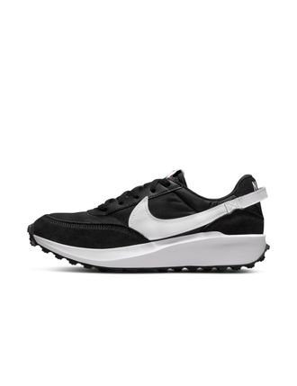 Nike Nike Damen Waffle Debut Sneaker, Black, White, Orange, Clear, 42.5 EU