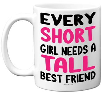 Stuff4 Lustige Geschenke f&uuml;r Ihre beste Freundin - kleines M&auml;dchen - 325 ml Keramikbecher, sp&uuml;lmaschinenfest, Premium-Tassen, Geschenke f&uuml;r Freunde, Weihnach