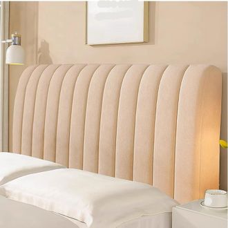 Generic Universell Verdicken Kopfteilbezug &Uuml;berzug F&uuml;r 120/150/180/200/220cm, Gesteppt Einfarbig Baumwolle Bettkopfteil Bezug Waschbar Betthusse, All-Inclusiv