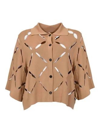 Liviana Conti Cardigan - Marron