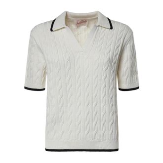 MC2 Saint Barth Strick-Polo - - Knitwear - Damen - Wei&szlig; - L