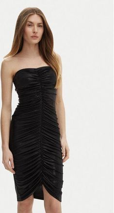 Norma Kamali Coctailkleid ST3243LMD89001 Schwarz Slim Fit