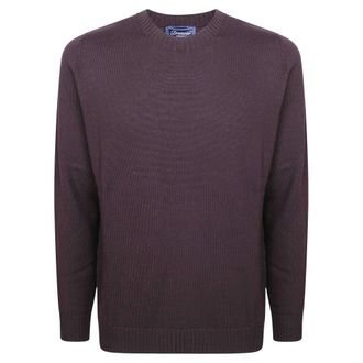 Drumohr Maglia GC ML Rasato Tubico Merinofinezza 7 - Homme - Pulls - Violet - Taille: M