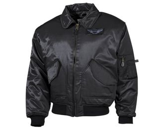 MFH Outdoorjacke US CWU Pilotenjacke, schwarz, schwere Ausf&uuml;hrung