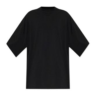 Rick Owens Oversize T-Shirt - - Tops - Herren - Schwarzk - ONE SIZE