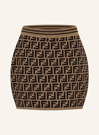 Fendi Strickrock braun