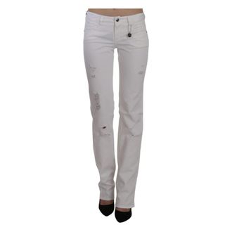 Costume National Weie Slim Fit Baumwolljeans - - Jeans - Damen - Wei&szlig; - W26