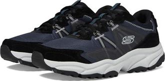 Skechers Baskets Vigor at Durango pour Homme, Bleu Marine/Gris, 10 Wide