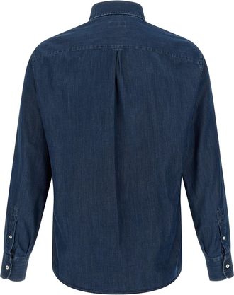 Brunello Cucinelli Cotton Denim Shirt - Blue