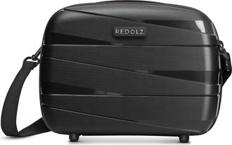 Redolz Hartschalen Handgepäck Kosmetik-Koffer | Stabiles Beauty-Case mit Aufsteckfunktion | 34 x 17 x 27 cm aus leichtem Polypropylen (Essentials 10)