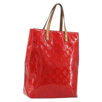 Louis Vuitton Sac &agrave; main vintage en cuir verni doccasion - Femme - Pre-owned - Rouge - Taille: ONE Size