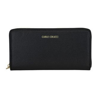 Carlo Colucci unisex, Accessoires, Noir, Taille: ONE Size Portefeuille avec lettrage de la marque