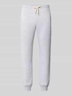 Review Slim Fit Sweatpants mit Tunnelzug
