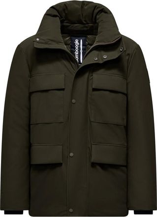 Bomboogie Homme, Vestes, Brun, Taille: XL Veste Courte Multi-Poches &agrave; Capuche