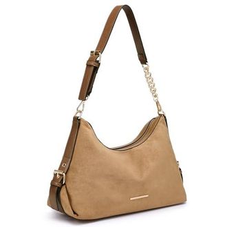 Dasein Sac besace r&eacute;tro pour femme - Sac &agrave; main tendance multi-poches pour le travail, le shopping, les voyages, Daim Kaki