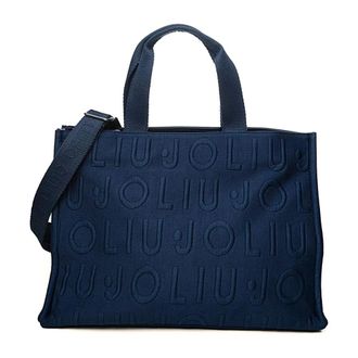 Liu Jo L Tote Logo Bubble - - Bags - Damen - Blau - ONE SIZE