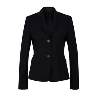 Windsor Taillierter Wollmischung-Blazer - - Jackets - Damen - Schwarzk - L
