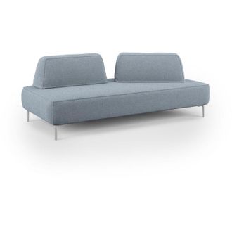 Divani.Store Newton modulares Sofa mit beweglichen R&uuml;ckenlehnen T07 167 cm blau