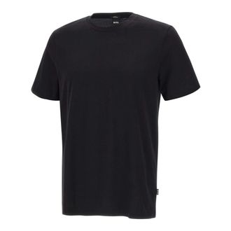 HUGO BOSS Homme, Tops, Noir, Taille: XL T-shirt en coton &agrave; col rond