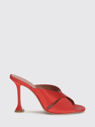 Amina Muaddi Sandales &agrave; Talons Femme couleur Rouge