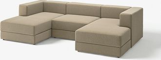 IKEA J&Auml;TTEBO 3,5er-Sitzelement mit R&eacute;camieren