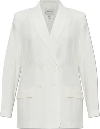 Gestuz Femme, Vestes, Blanc, Taille: 40 FR Blazer crois&eacute;