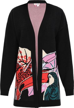 Izia Strickjacke Frauen schwarz mehrfarbig