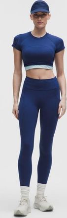 lululemon Legging Swift Speed taille haute pour Femmes - 64 cm - Bleu - Taille 10