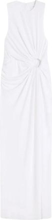 Sportmax Femme, Robes, Blanc, Taille: 40 FR Saletta Maxi Dress