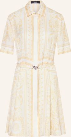 Versace Hemdblusenkleid Aus Seide gold