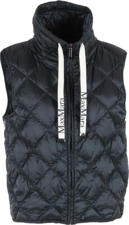 Max Mara Femme, Vestes, Bleu, Taille: 42 FR Imbottito smanicato Tregic