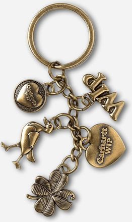 Carhartt Work in Progress Charms Keychain Gold