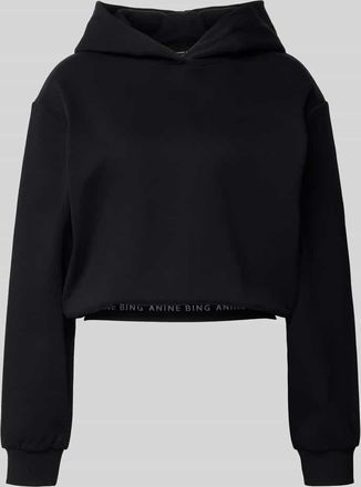 Anine Bing Cropped Hoodie aus reiner Baumwolle