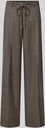 More & More Stoffhose mit B&uuml;gelfalte und Kordelzug
