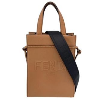Fendi Pre-owned Leder Mini Umh&auml;ngetasche - - Pre-owned - Damen - Braun - ONE SIZE