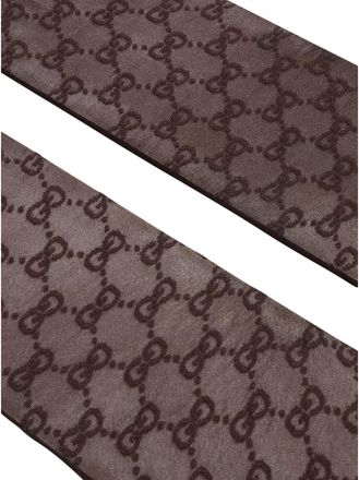 Gucci GG-Motif Tech Fabric Tights - Brown