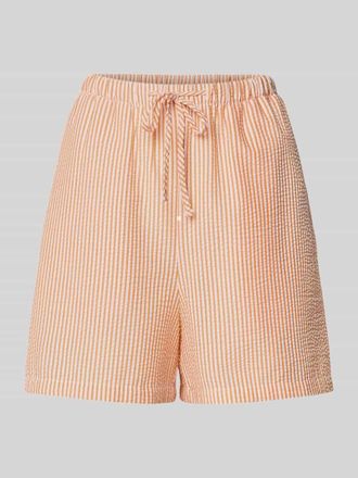 Tommy Hilfiger Regular Fit Badeshorts mit Baumwoll-Anteil aus Seersucker