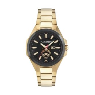 Plein Sport Homme, Accessoires, Jaune, Taille: ONE Size Tigermaster Ps7Ba0824 Watch