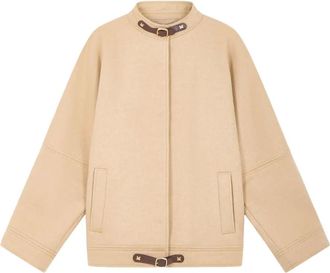 Max Mara Chaquetón Jacke - Nude
