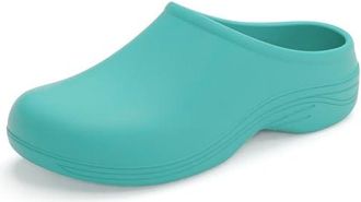 Lakeland Footwear Lorton Sabots de cuisine et de travail pour femme, bleu sarcelle, 39 EU