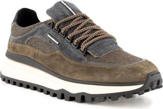 Floris Van Bommel Herren Schuhe grün Velours