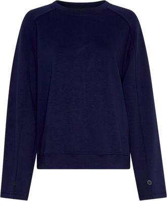 Moss Copenhagen Damen, Sweatshirts & Hoodies, Blau, LGr&ouml;&szlig;e